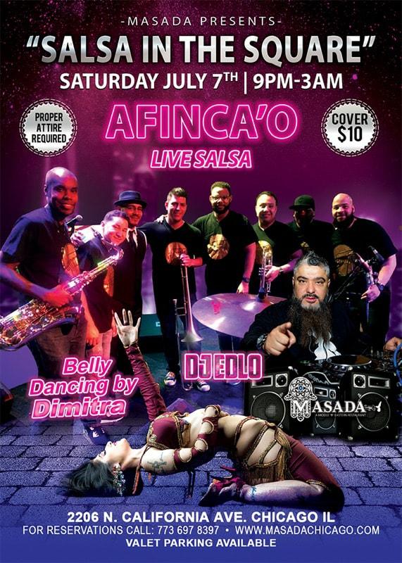 Salsa In The Square at Masada Restaurant featuring Dimitra (Greek Belly ...