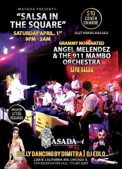 Salsa In The Square at Masada Restaurant in Chicago | OPA Chicago